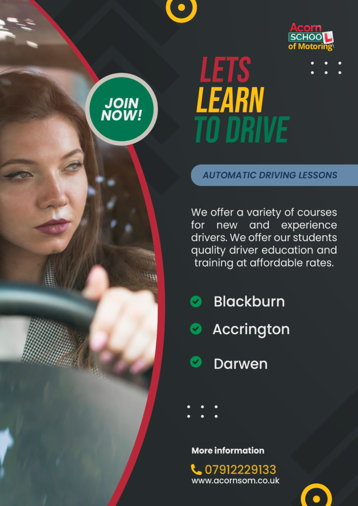 Automatic Driving Instructor Blackburn I Blackburn Driving Instructor